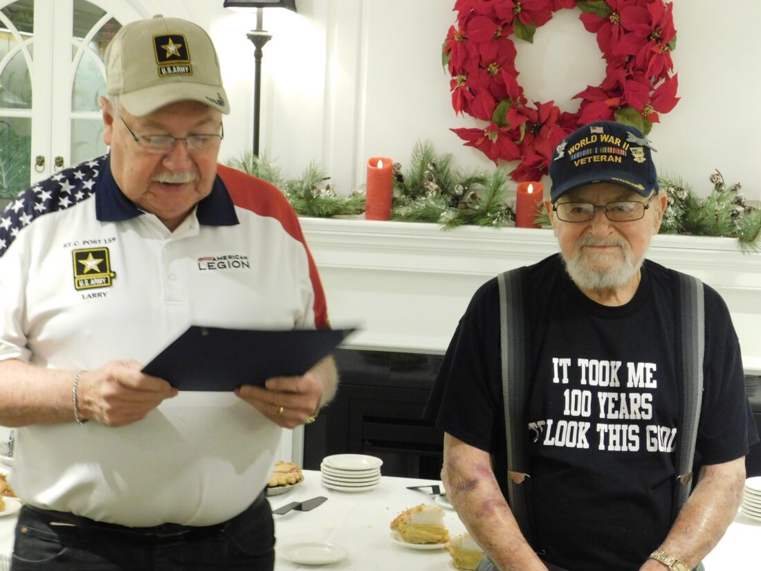 Moskey marks 100 years, named Veteran of 2022 in St. C. | News, Sports ...
